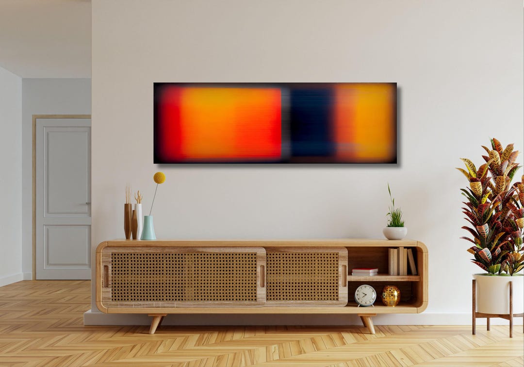 Panoramic Mark Rothko Canvas Print, Colorful Abstract Expressionism - Etsy
