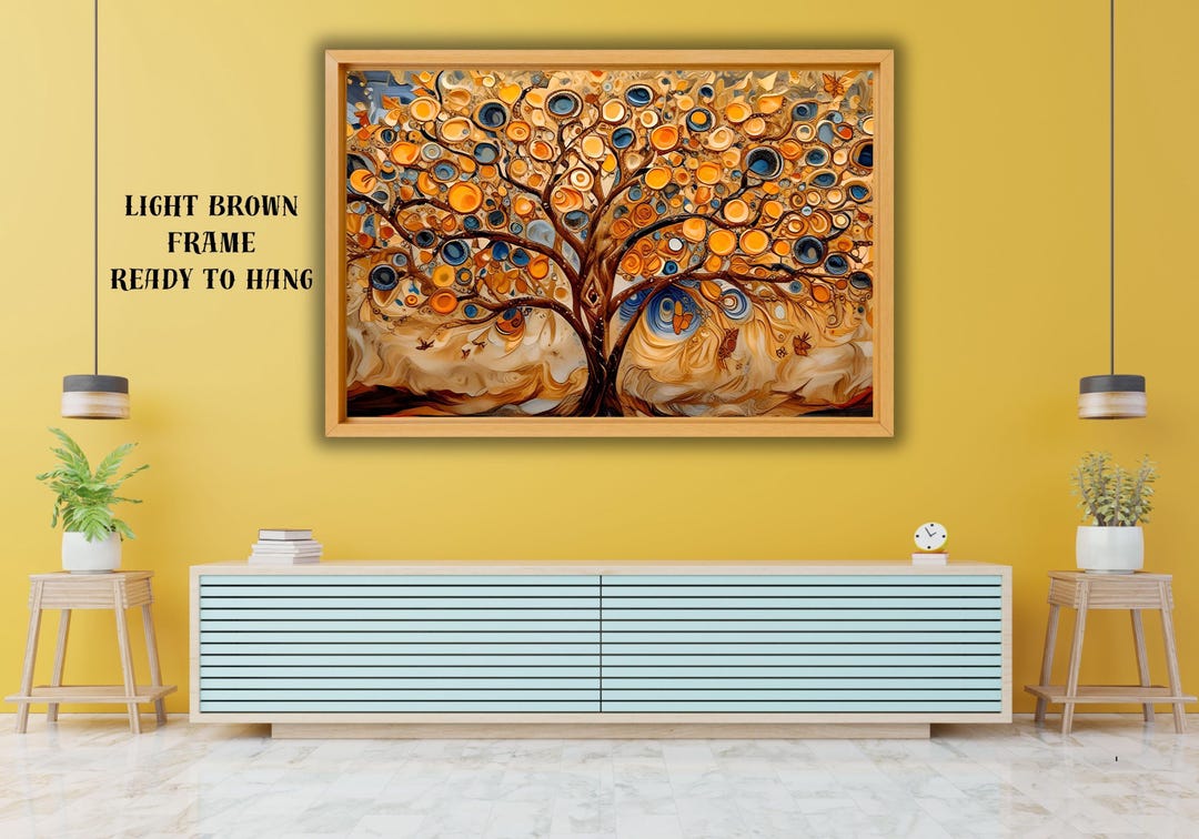 Salvador Dali Tree of Life Canvas Art, Framed Wall Decor - Etsy UK