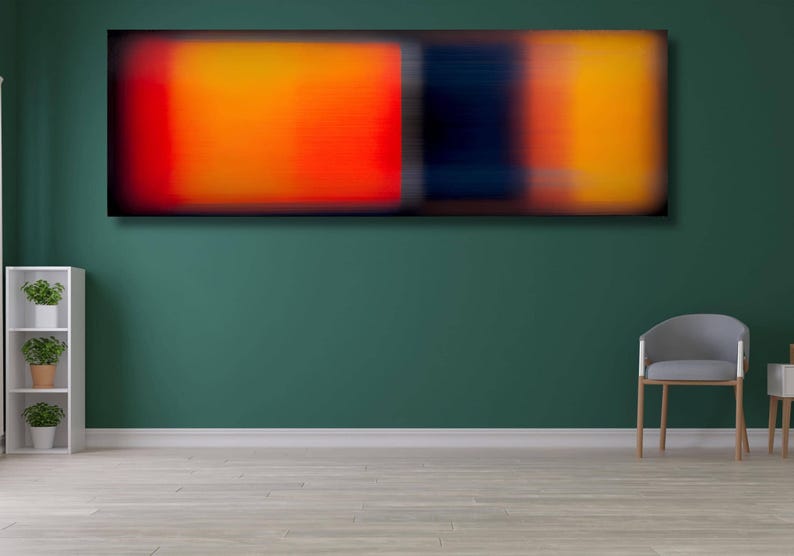 Panoramic Mark Rothko Canvas Print, Colorful Abstract Expressionism - Etsy