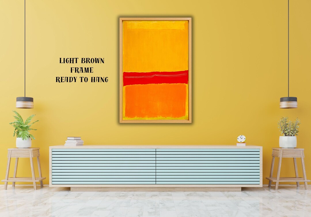 Mark Rothko No.5-no.22 Wall Art Poster Canvas Print, Mark Rothko Wall ...
