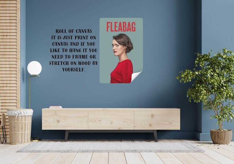 Fleabag TV Show Canvas Poster, Abstract Art Print, Home Wall Decor ...