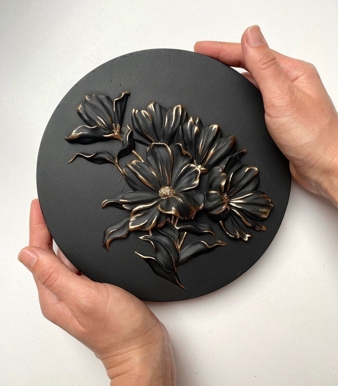 Gypsum Flower, Wall Hanging Decor - Etsy