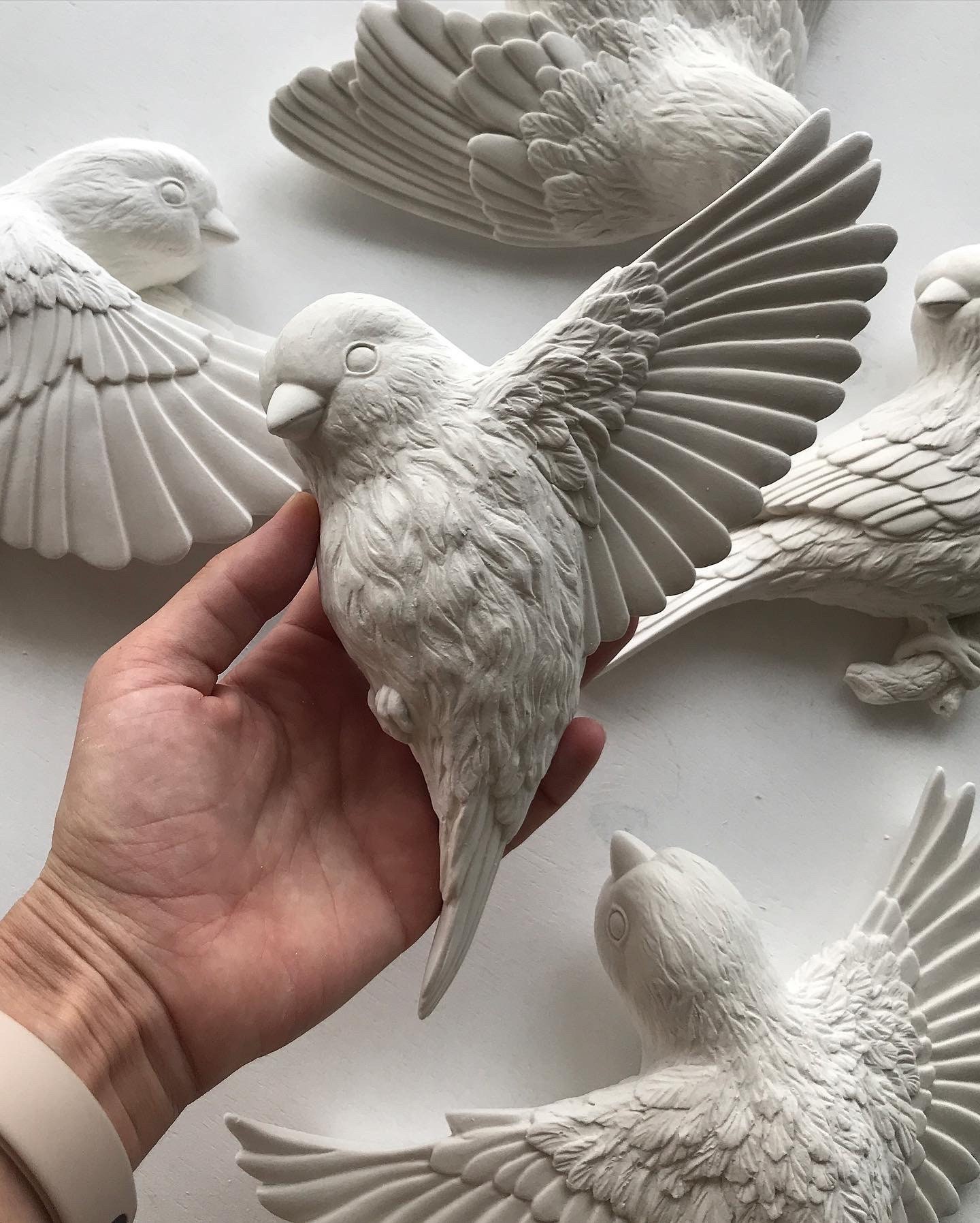 Flying Birds Sparrow Set of 7 Pc | Wall Decor Birds, Sparrows, Birds ...