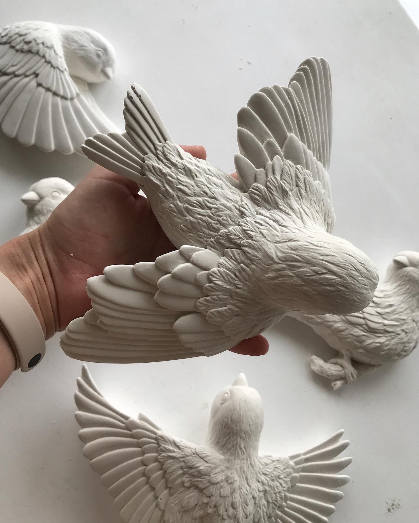 Flying Birds Sparrow Set of 7 Pc | Wall Decor Birds, Sparrows, Birds ...