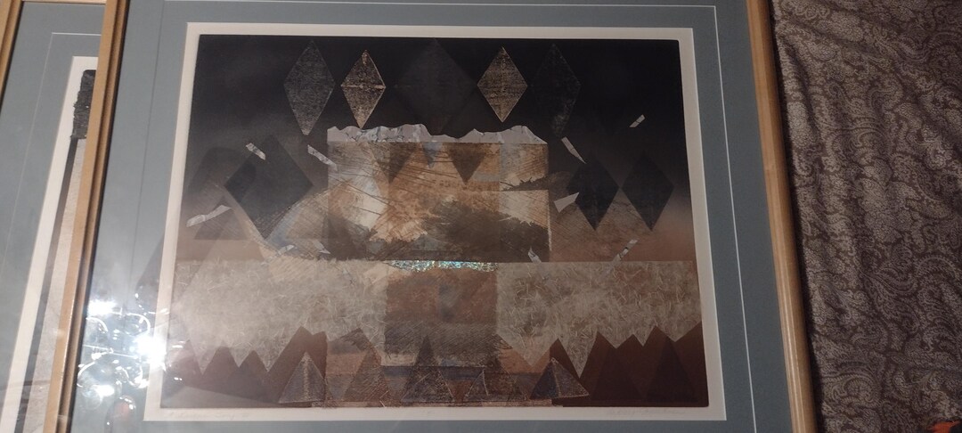 Audrey Freeman Art Piece " Diamonds Are Forever V" Signed and Framed ...