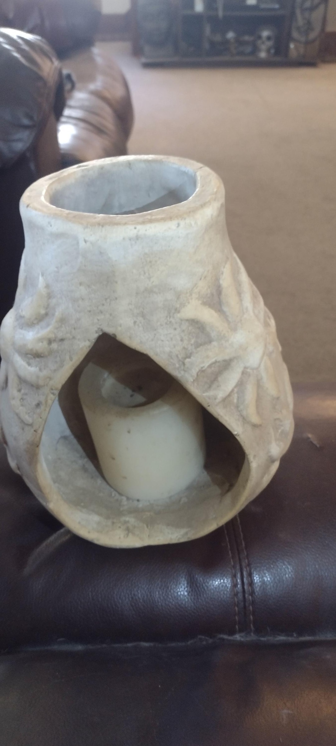 Vintage Handmade Clay Chiminea Detailed and Exquisite - Etsy