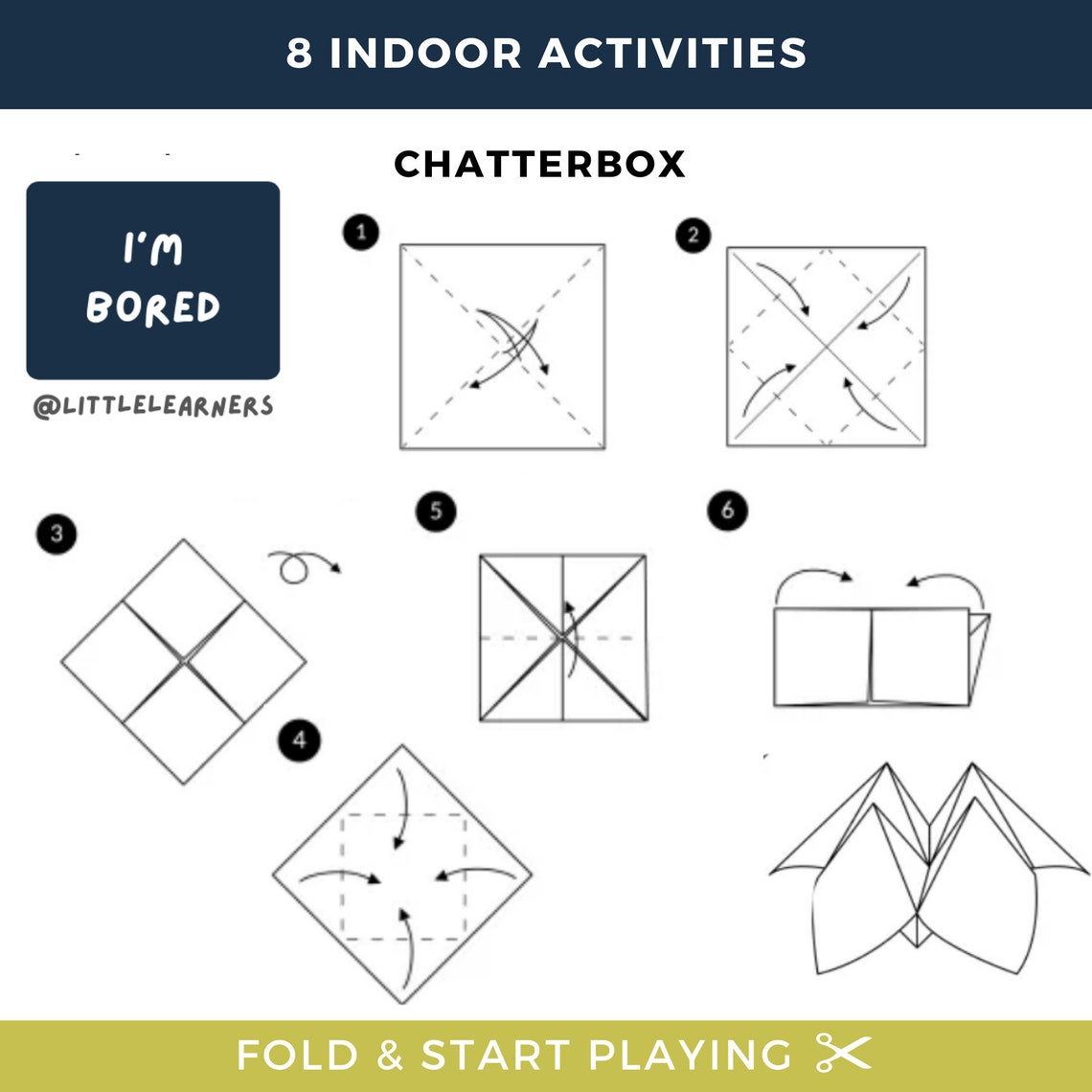 I'm Bored Chatterbox, 8 Indoor Activities for Young Children, Printable ...