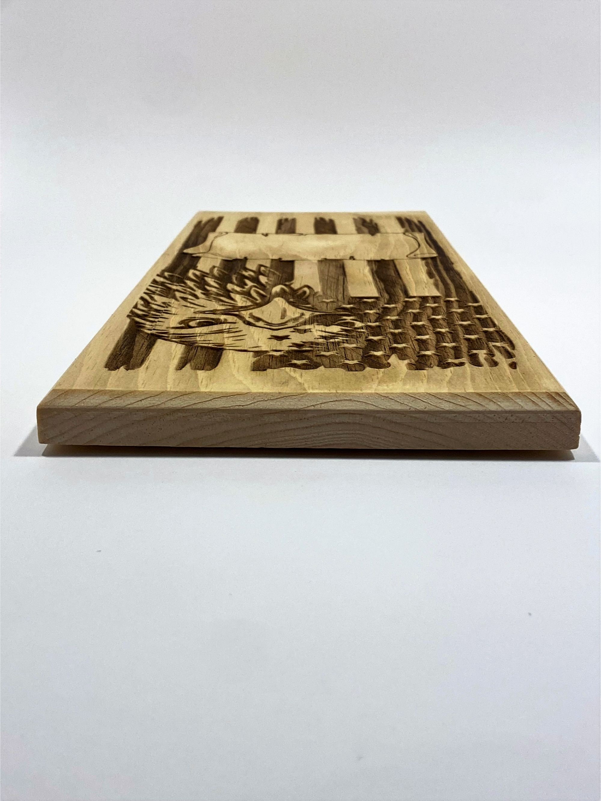 Custom Engraved American Flag With Eagle and Scroll, Perfect Interior ...