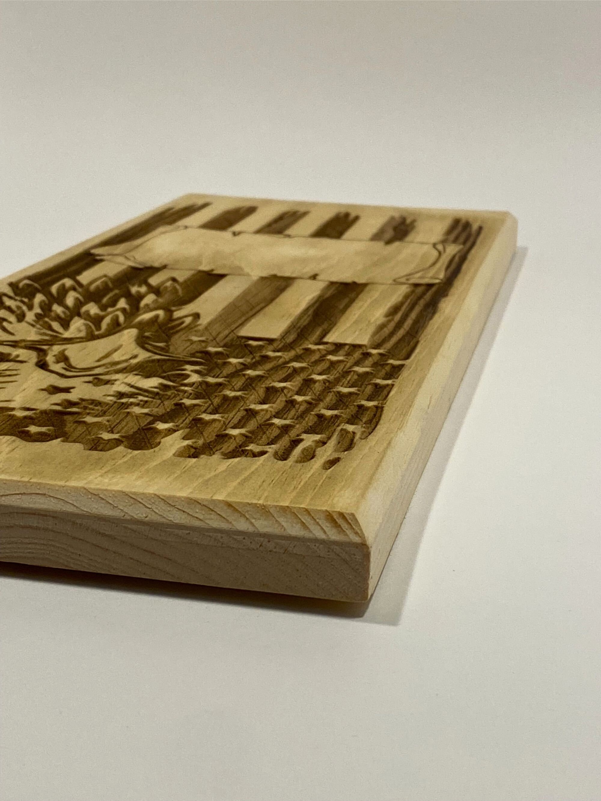 Custom Engraved American Flag With Eagle and Scroll, Perfect Interior ...