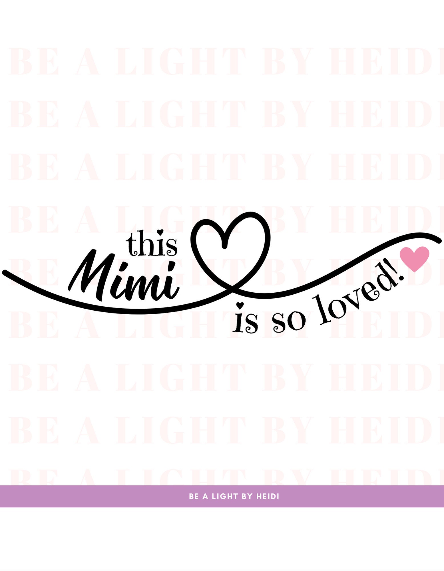 This Mimi is so Loved -- PNG & SVG Digital File Download - Etsy