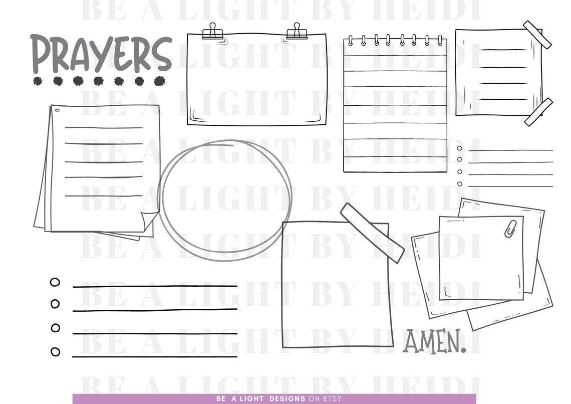 Prayer Board --- PNG & SVG Digital File Instant Download - Etsy
