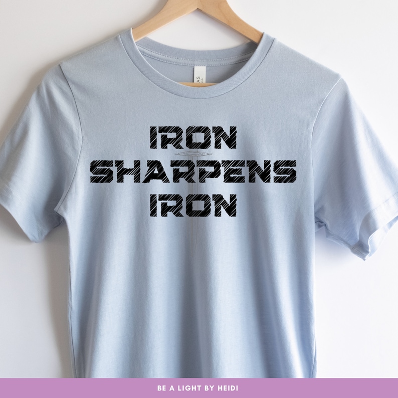 Iron Sharpens Iron SVG & PNG Digital Download File - Etsy