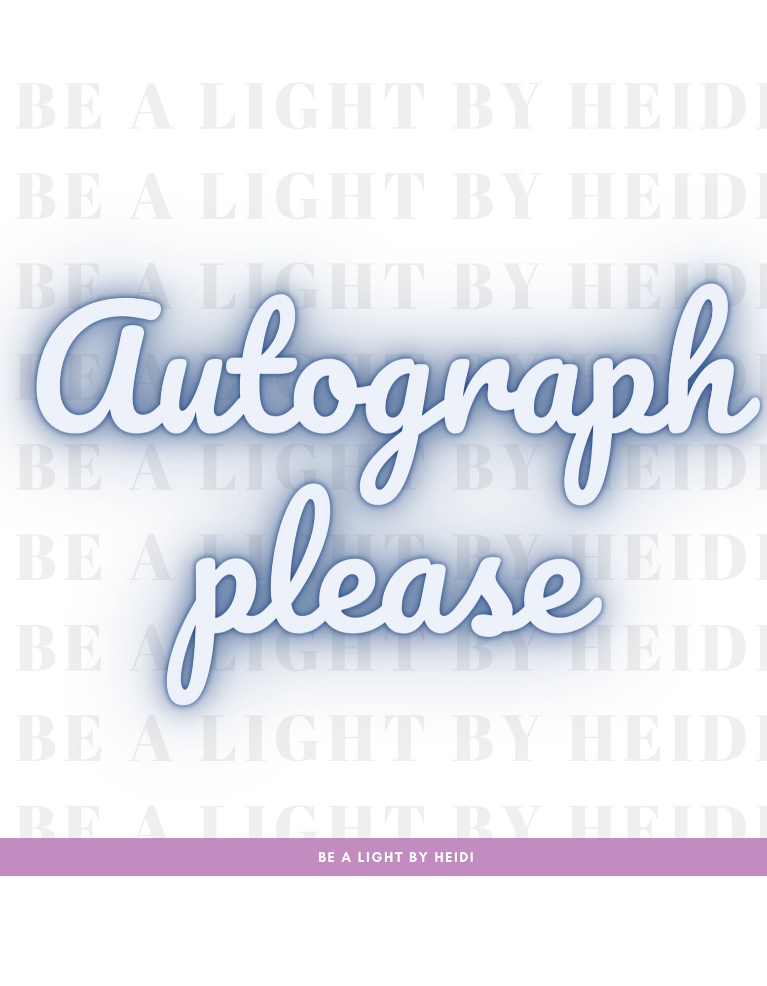 Autograph Please - SVG & PNG Digital File Instant Download - Etsy