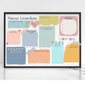 Marriage Vision Board -- PNG & SVG Digital File Instant Download ...