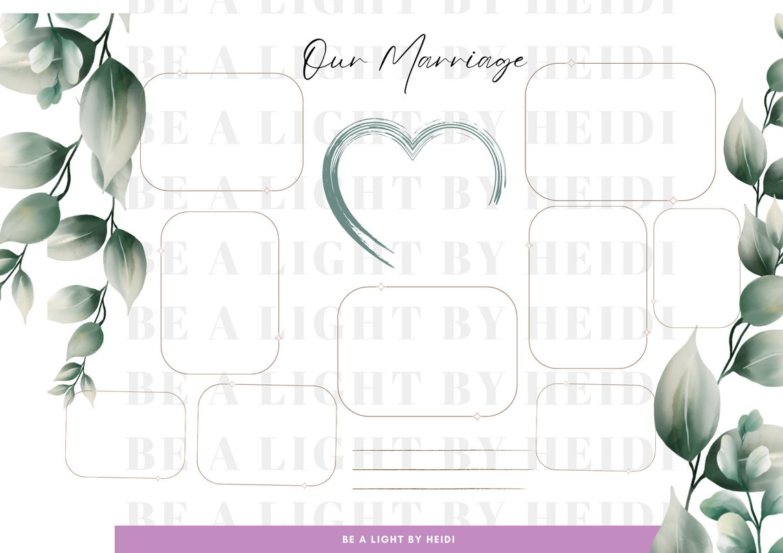 Marriage Mission Statement Template PNG & SVG Digital File Instant ...