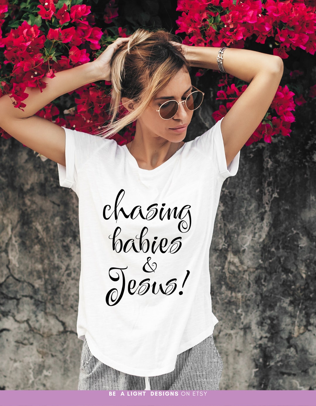 Chasing Babies and Jesus SVG & PNG Instant Digital File Download - Etsy
