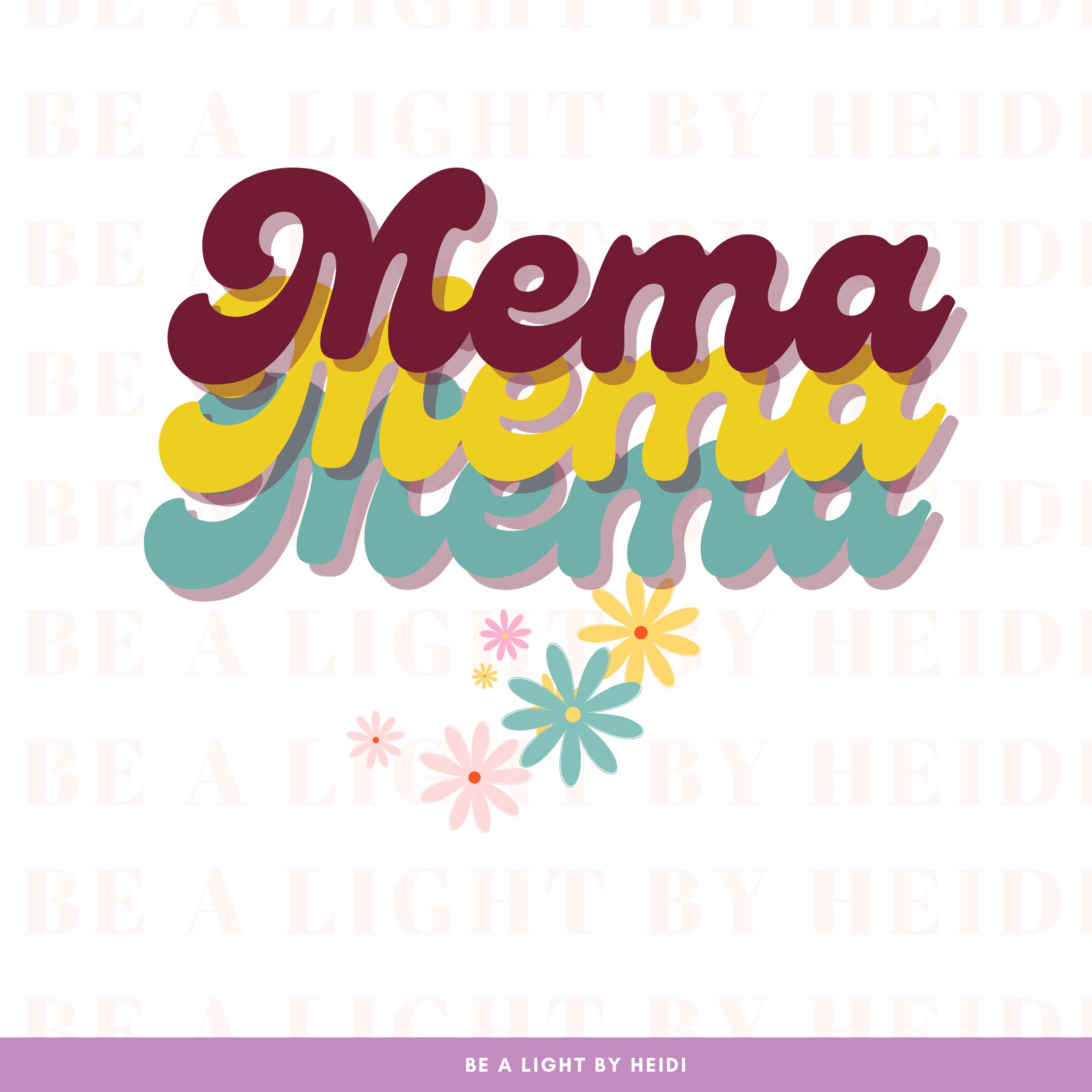 Mema Retro Style SVG & PNG Digital File Download - Etsy