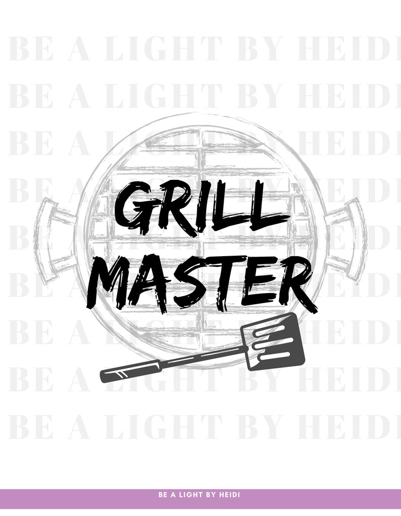 Grill Master - PNG & SVG Digital File Download - Etsy