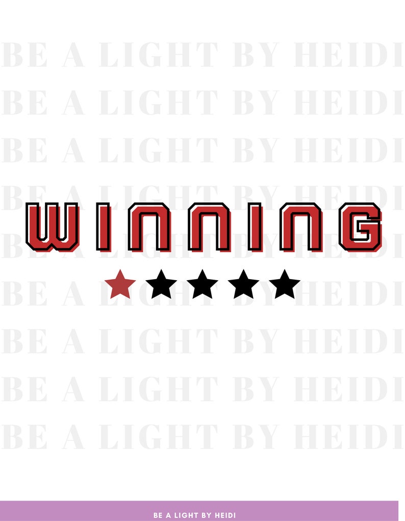 Winning -- PNG & SVG Digital File Instant Download - Etsy