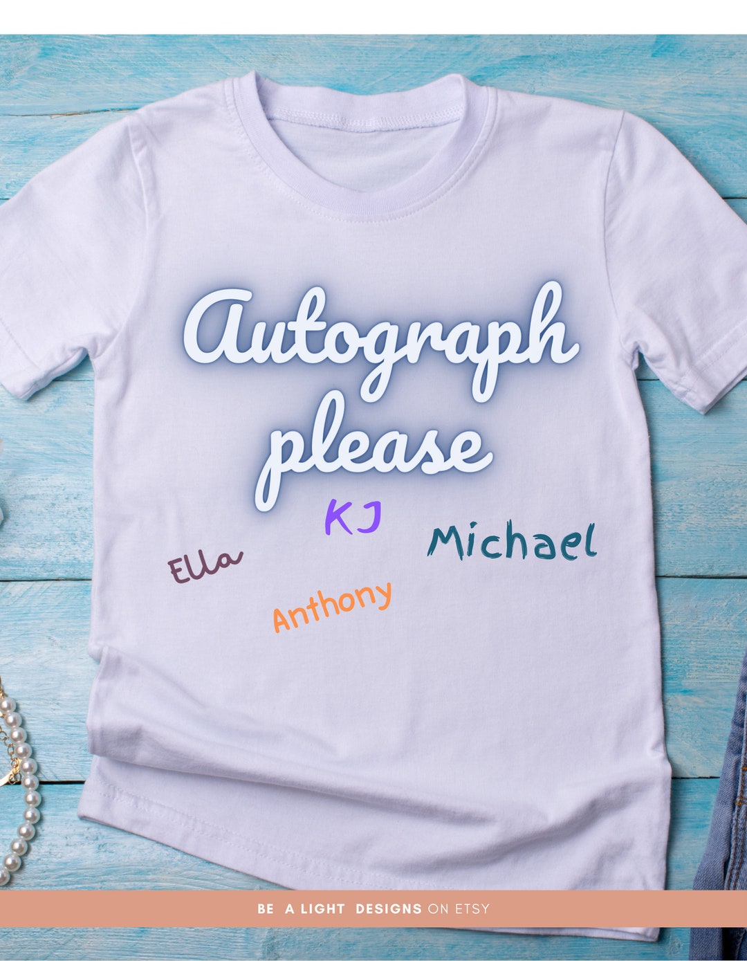 Autograph Please - SVG & PNG Digital File Instant Download - Etsy