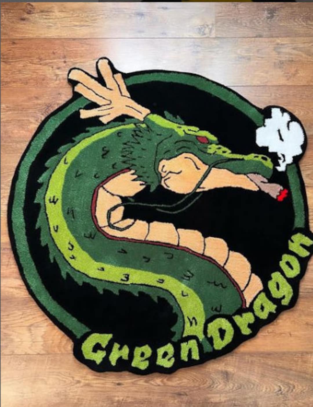 Custom Anime Tufted Rug, Dragon Tufted Rug, Handmade Tufted Anime ...