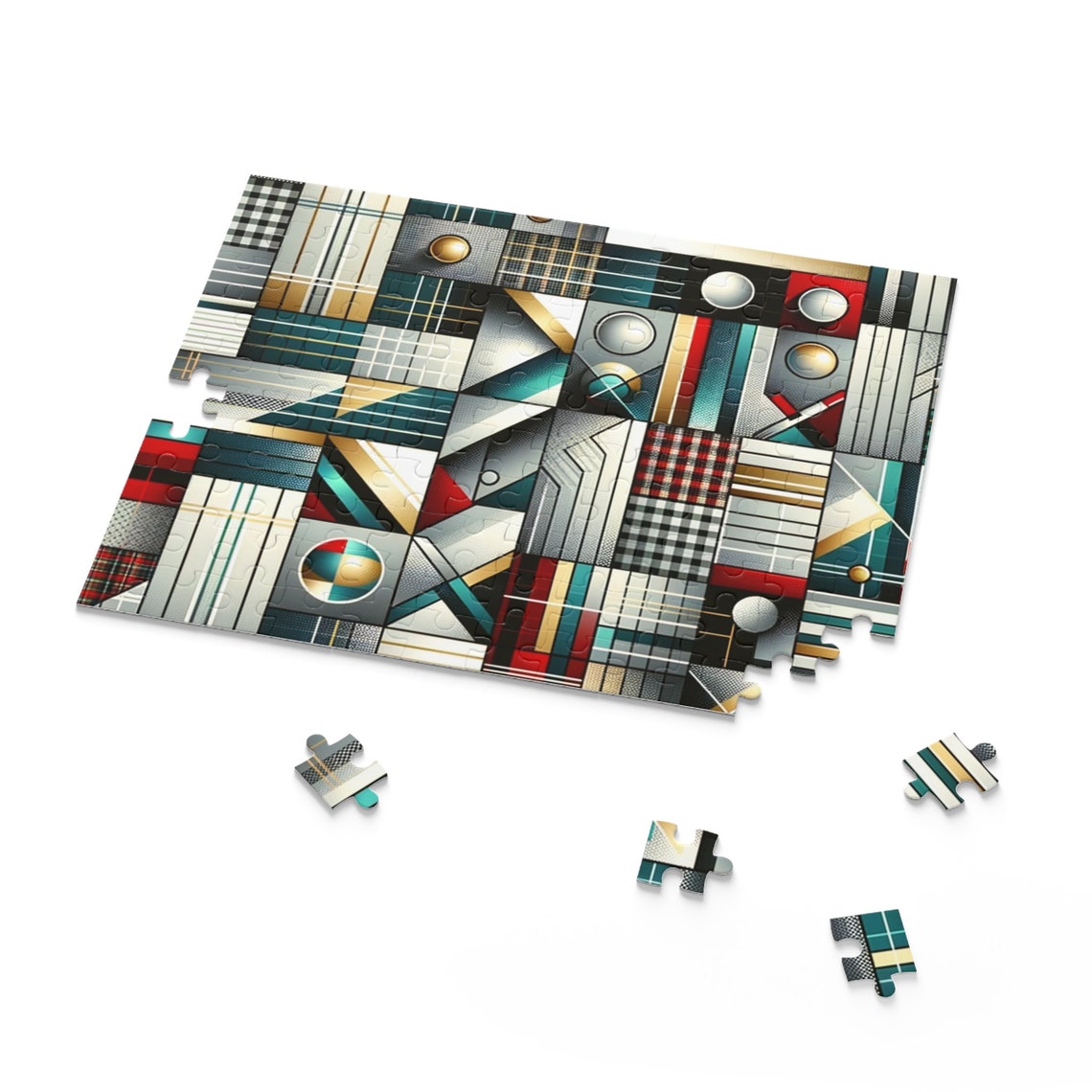 Geometric Mastery Jigsaw Puzzle Available in 120, 252, 500 Pieces ...