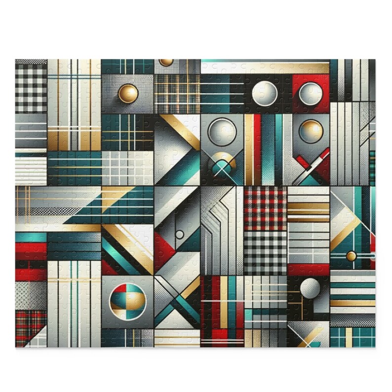 Geometric Mastery Jigsaw Puzzle - Available in 120, 252, 500 Pieces ...