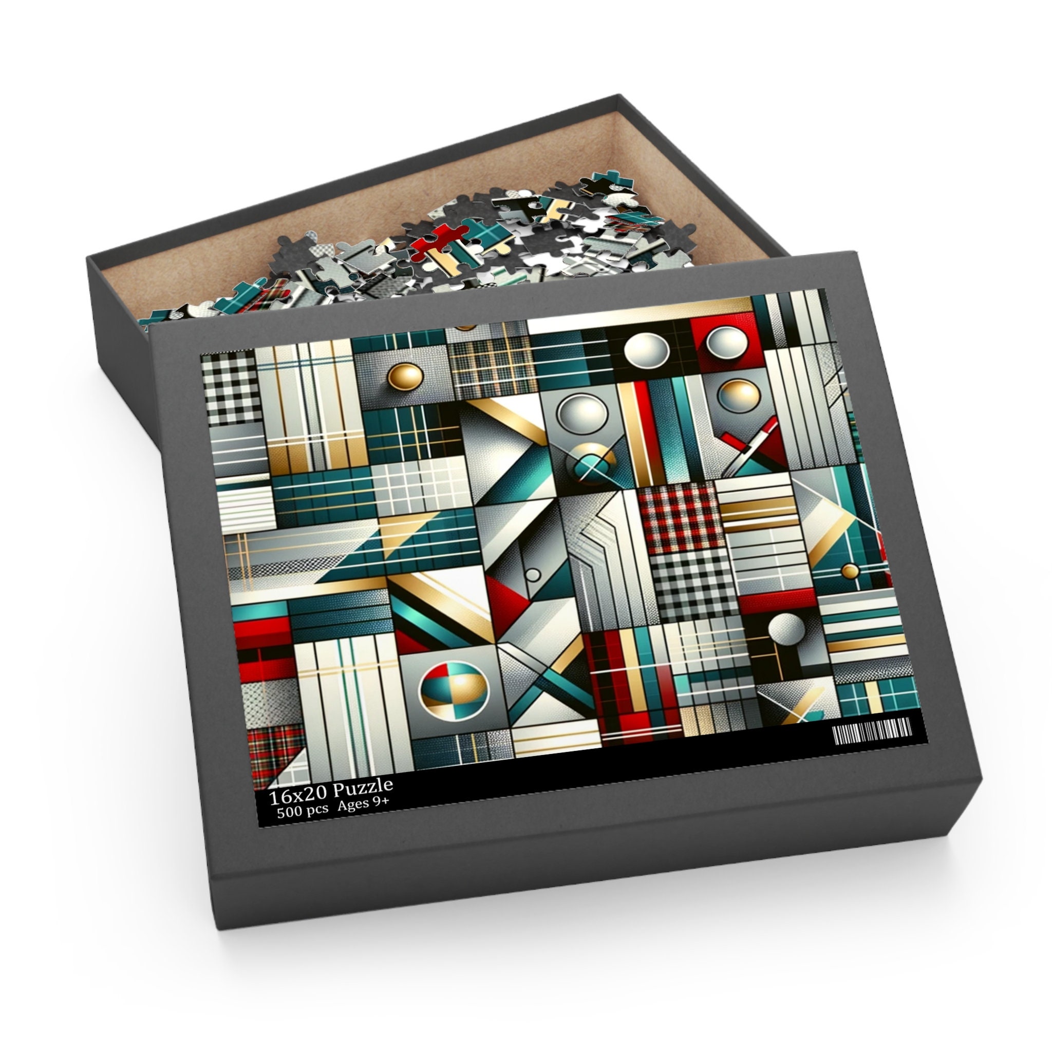 Geometric Mastery Jigsaw Puzzle - Available in 120, 252, 500 Pieces ...