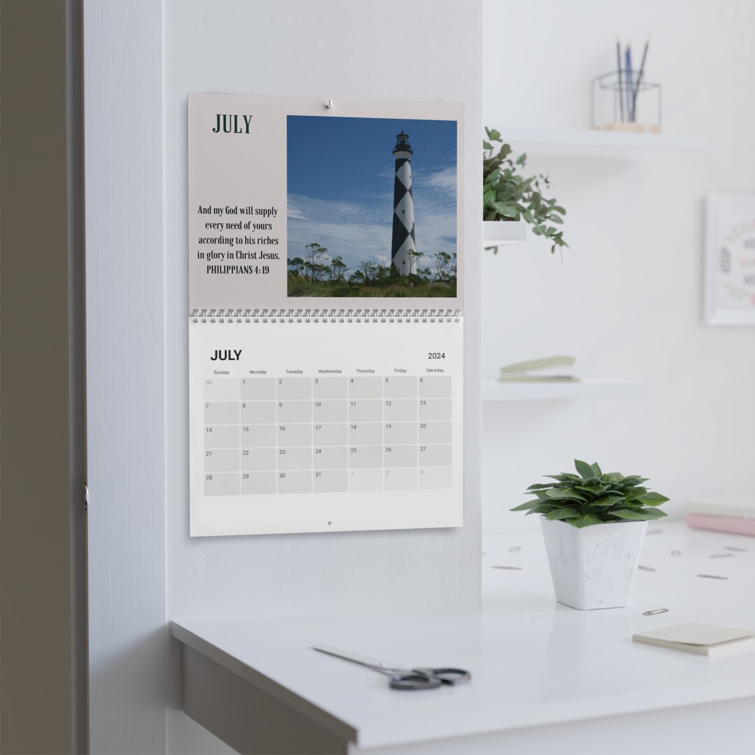 OBX Lighthouses and Scriptures Calendar 2024 Bodie Island, Cape ...