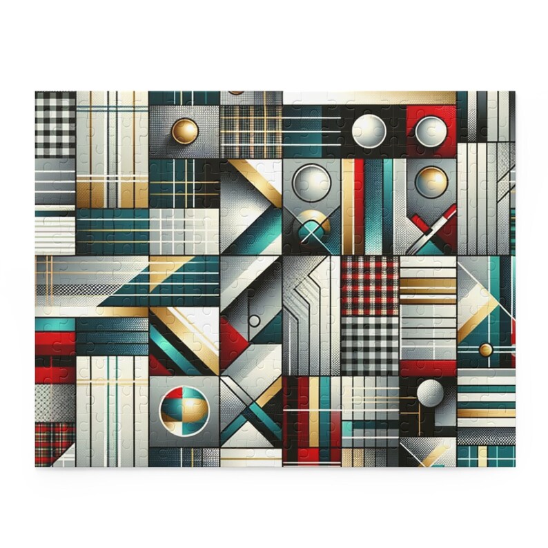Geometric Mastery Jigsaw Puzzle - Available in 120, 252, 500 Pieces ...