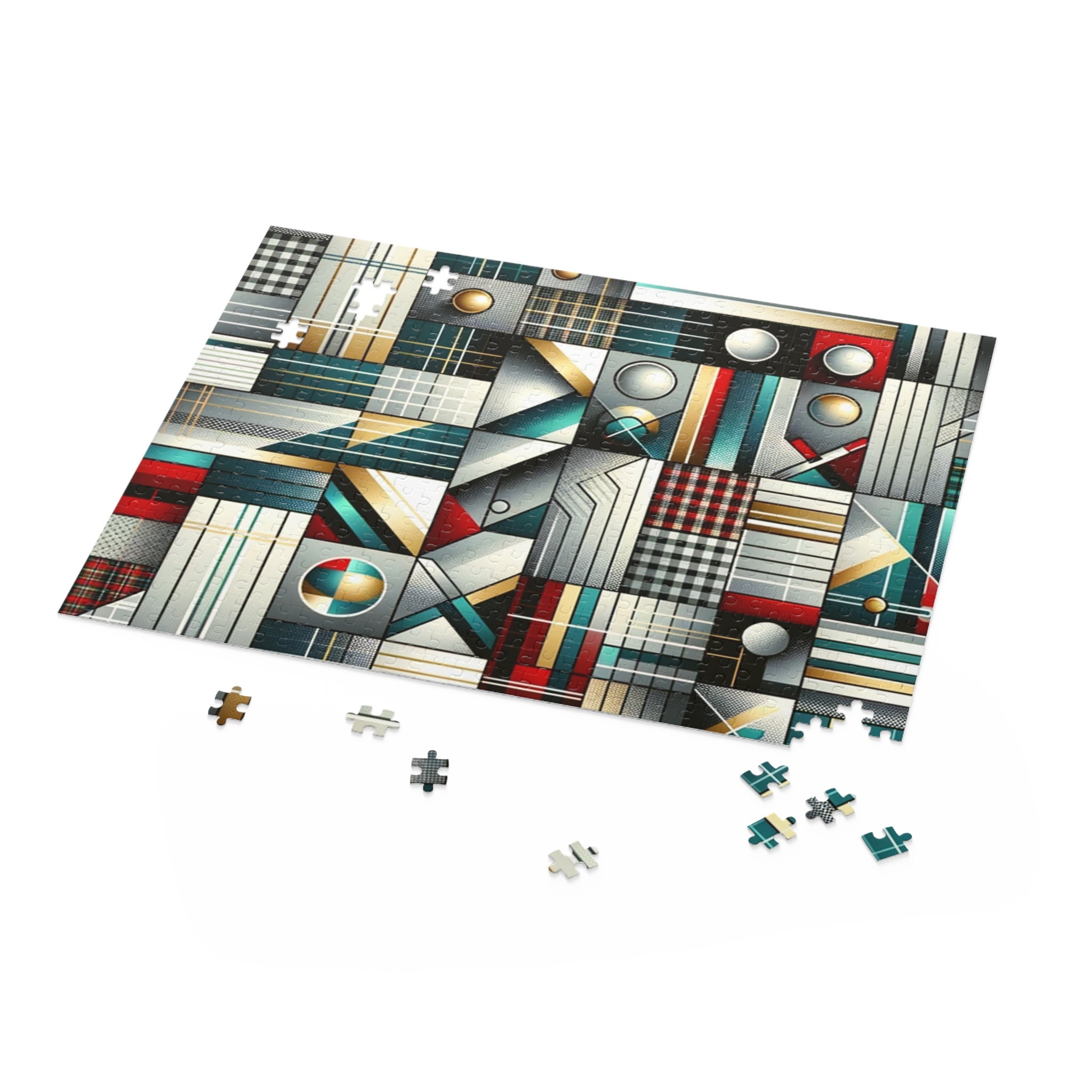 Geometric Mastery Jigsaw Puzzle Available in 120, 252, 500 Pieces ...