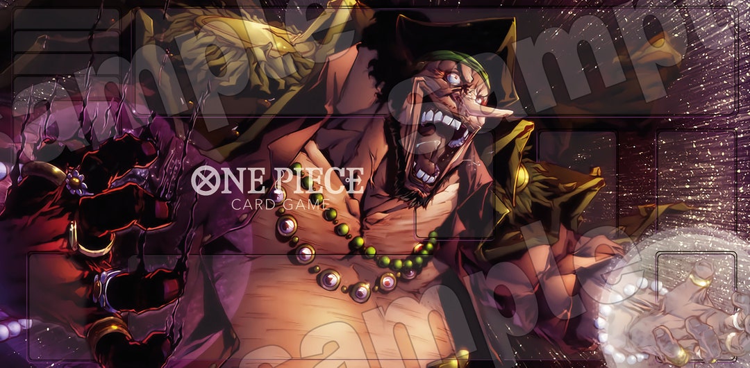 Kurohige One Piece Card Game Playmat - Etsy