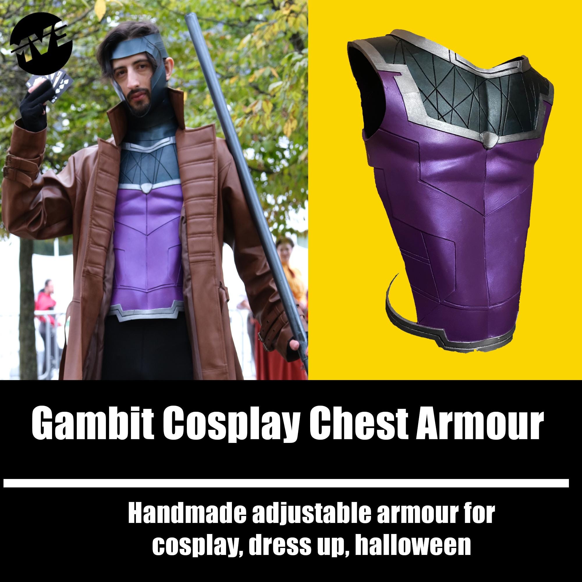 Gambit Chest Armour | for Cosplay, Halloween, Dress Up - Etsy