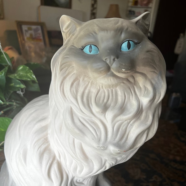 Persian Cat Figurine - Etsy