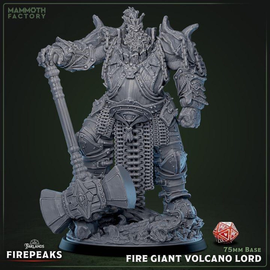 Fire Giant Volcano Lord - Firepeaks - Dungeons and Dragons - RPG ...