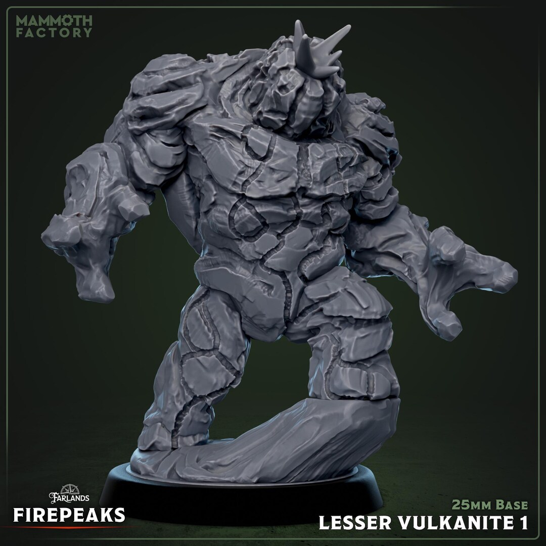 Lesser Vulkanite - Firepeaks - Dungeons and Dragons - RPG Tabletop ...