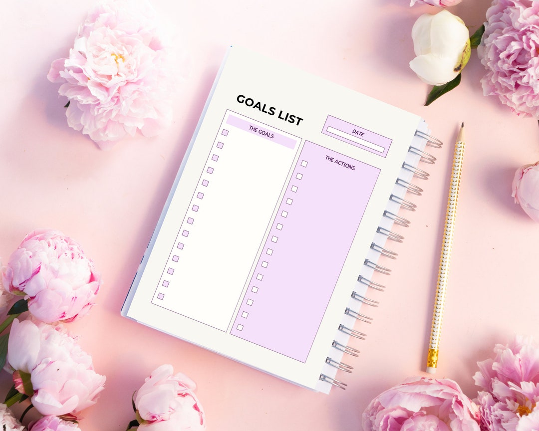 Printable Goal Planner , Daily, Weekly, Monthly, Quarterly, Yearly ...