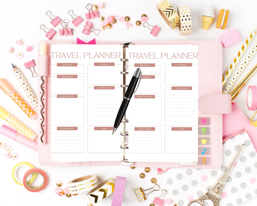 Travel Planner, Digital Travel Planner, Travel Itinerary, Digital ...