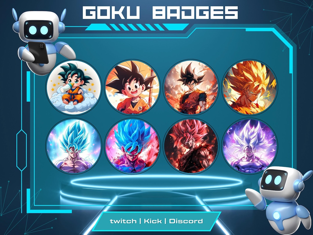 Anime Themed Sub Badges | Twitch Sub and Bit Badges | Premade Streamer ...