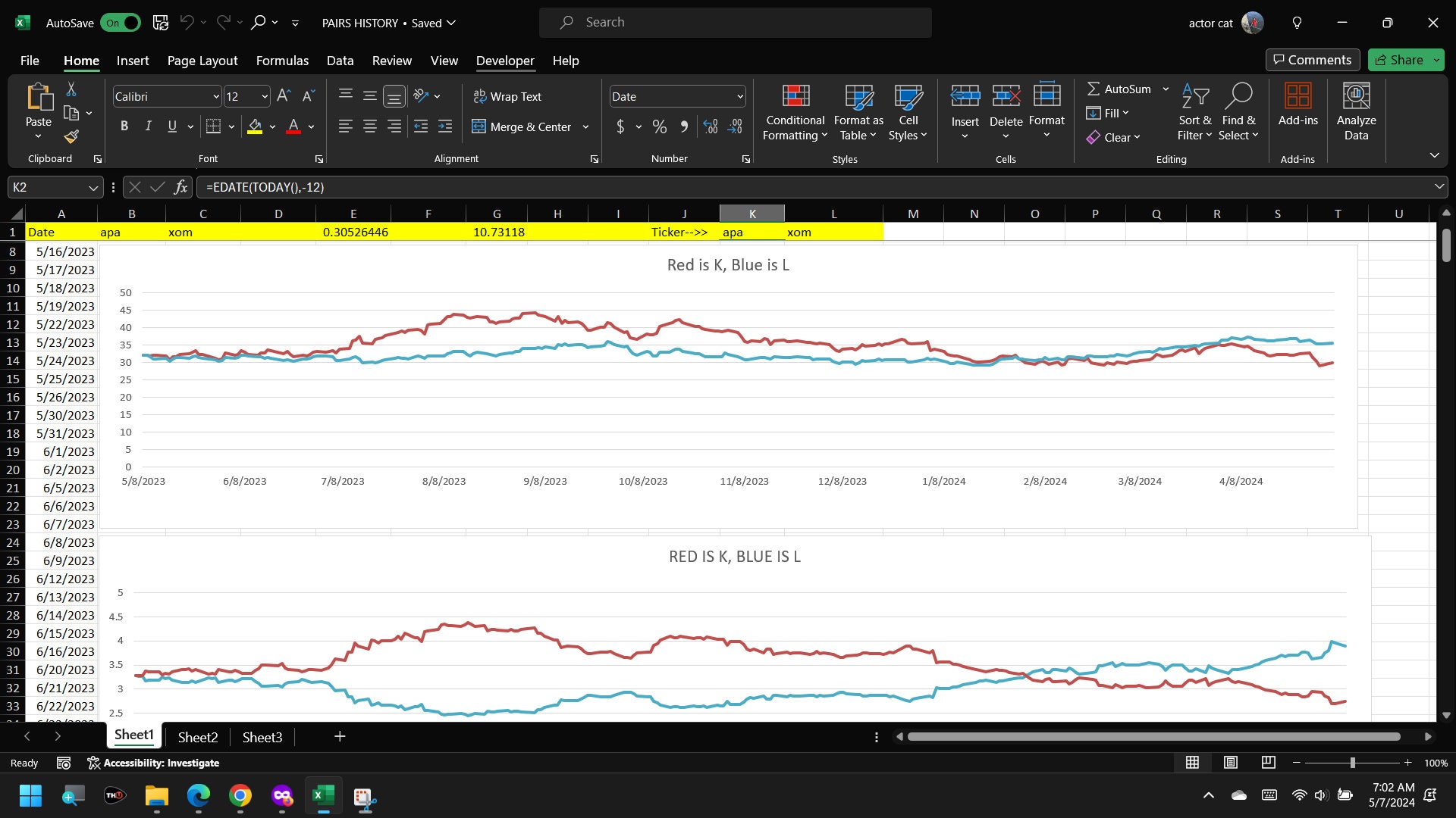 Pairs Trading Strategy... an Excel Program - Etsy