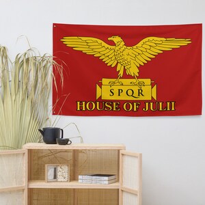 Roman Empire House of Julii Flag - Etsy