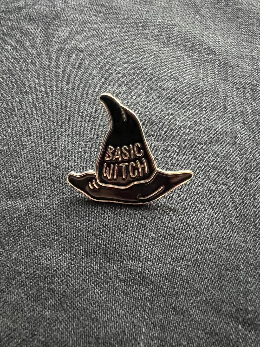 Basic Witch Pin Badge Punk, Rock, Goth, Emo, Alternative Pin Badge - Etsy