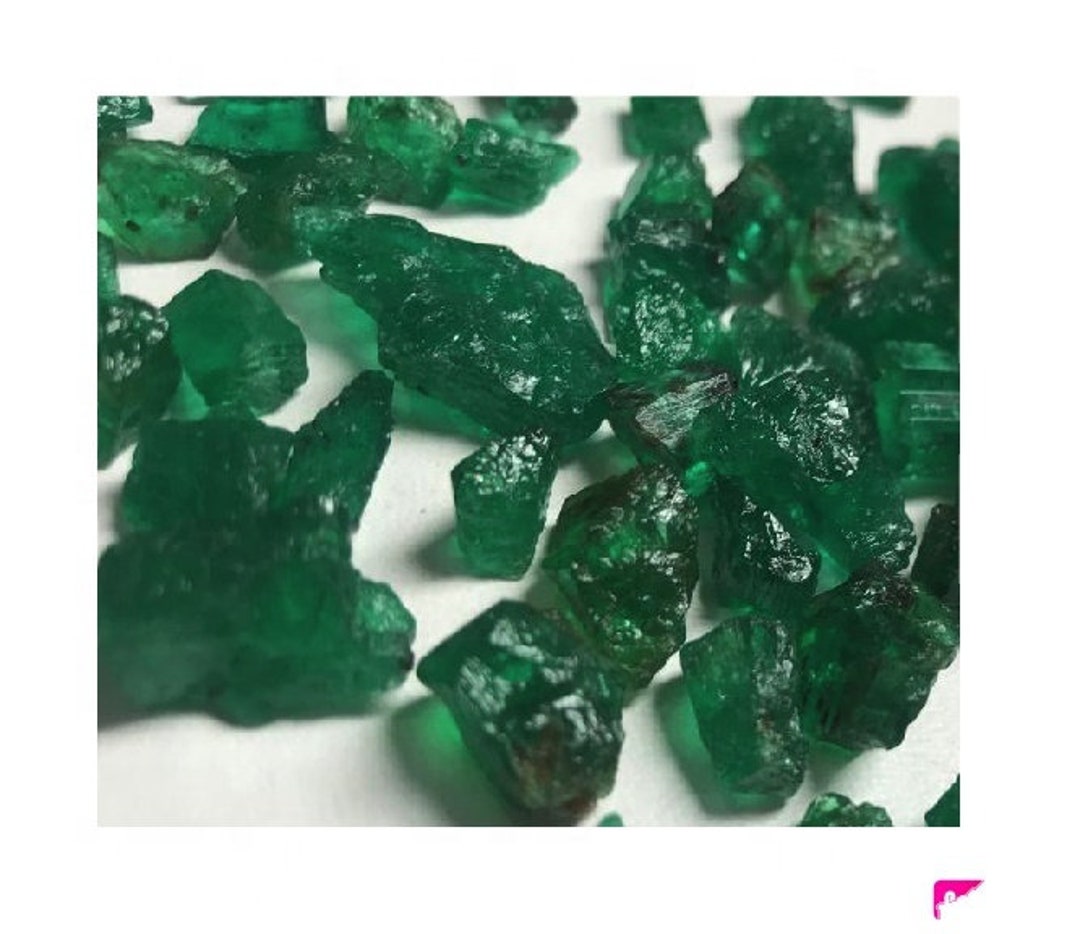 Natural Rough Emerald Uncut Emerald Raw Zambian Emerald 2-4mm - Etsy