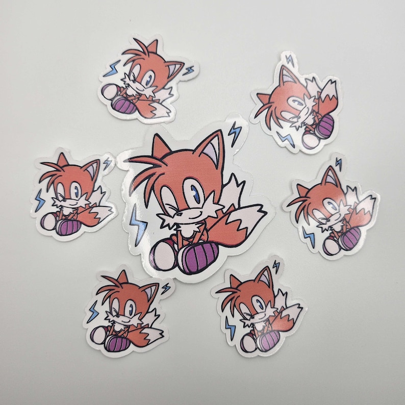 Sonic Stickers - Etsy
