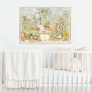 Peter Rabbit Nursery Decor Peter Rabbit and Friends Vegetable Garden ...