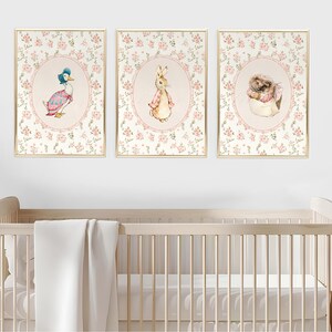 Peter Rabbit Nursery Decor Vintage Peter Rabbit Prints Beatrix Potter ...