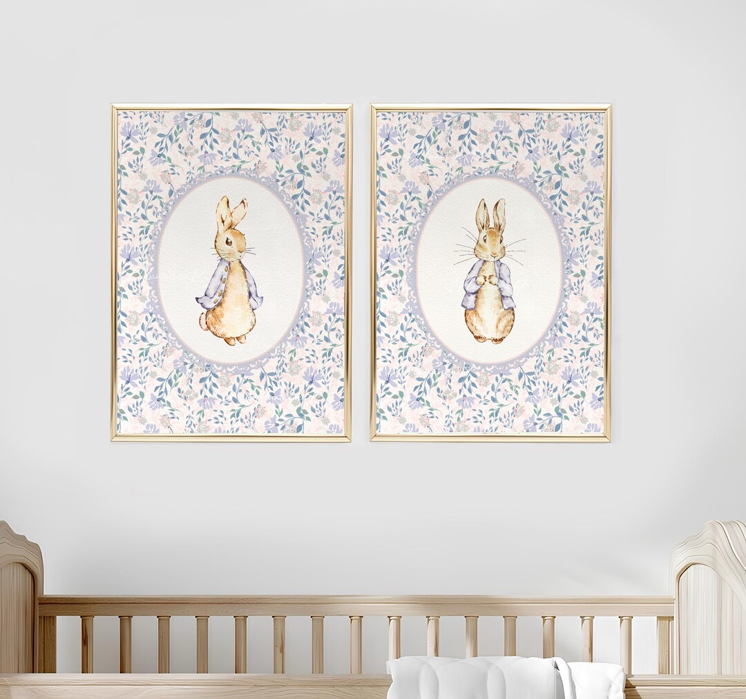Peter Rabbit Nursery Decor Vintage Peter Rabbit Prints Beatrix Potter ...