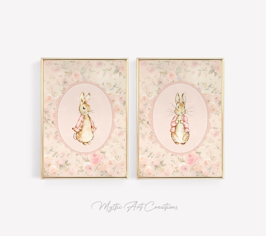 Peter Rabbit Nursery Decor Vintage Peter Rabbit Prints Beatrix Potter ...