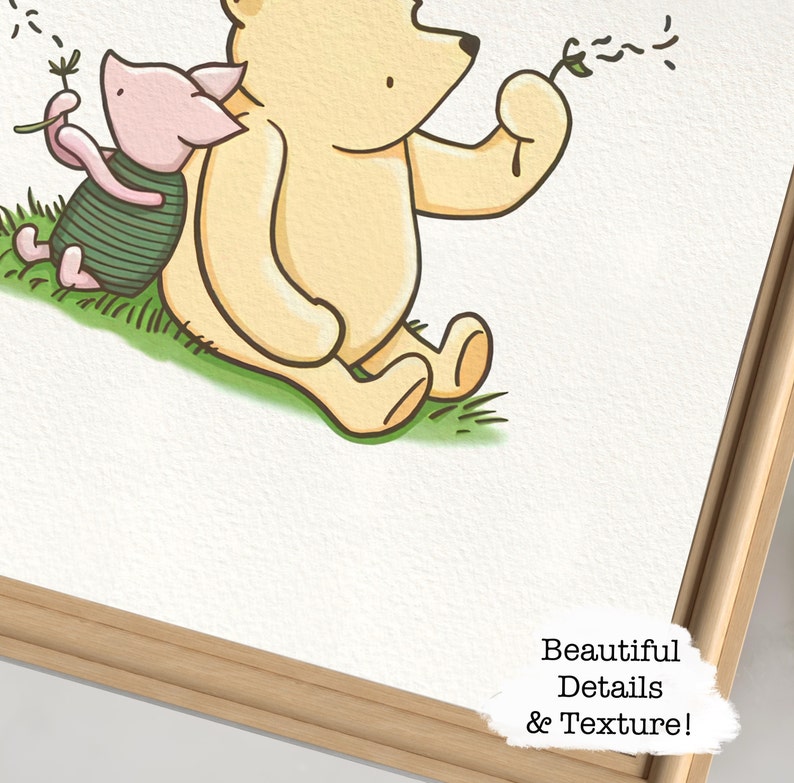 Winnie the Pooh Prints Classic Winnie the Pooh Print Pooh Nursery Decor ...