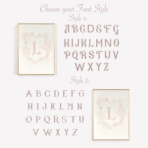 Personalized Peter Rabbit Nursery Decor Monogram Vintage Pink Floral ...